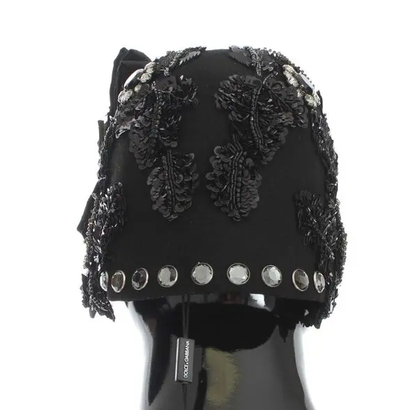Dolce & Gabbana Crystal Cherry Brooch Hat