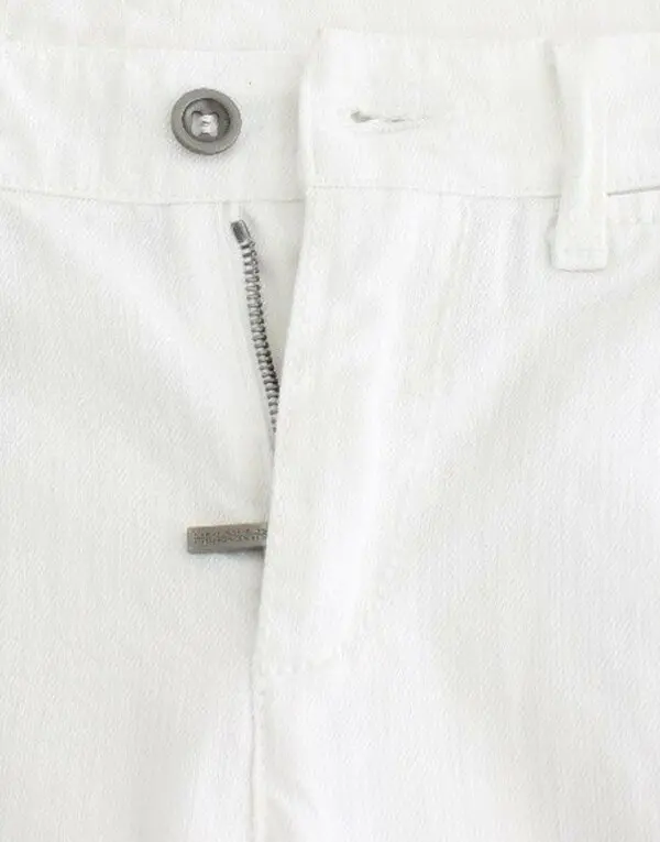 Ermanno Scervino Cropped Button Detail Jeans