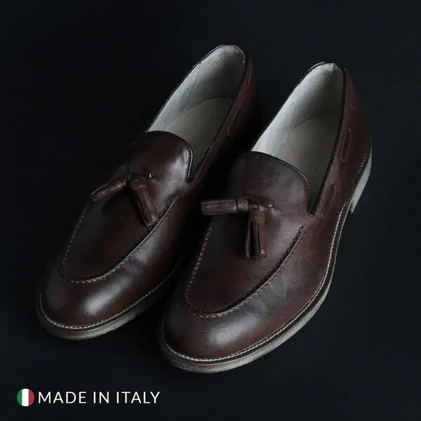 DUCA DI MORRONE Leather Loafers