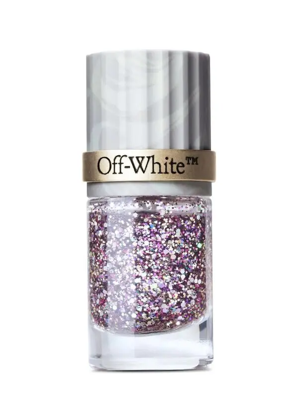 Off-White Nail Polish - Glitter