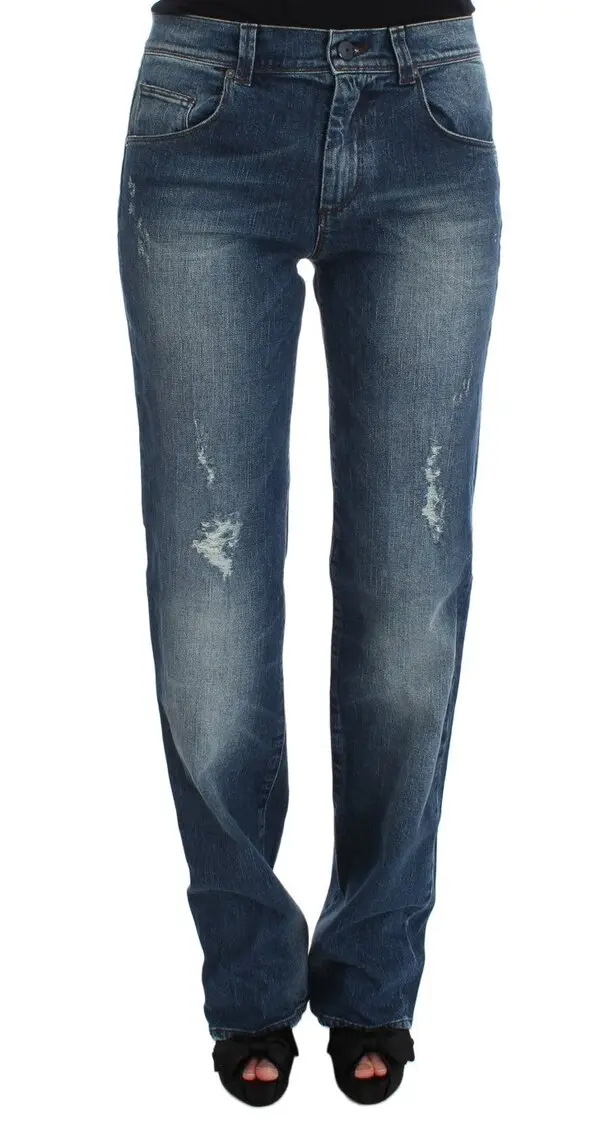 Ermanno Scervino Slim Fit Straight Leg Jeans