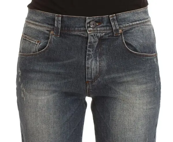 Ermanno Scervino Slim Fit Straight Leg Jeans