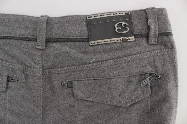 Ermanno Scervino Cotton Straight Fit Casual Trousers
