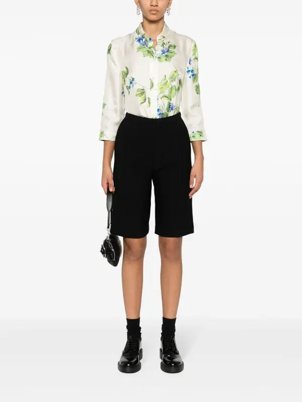 Prada Floral-print Shirt - Talco