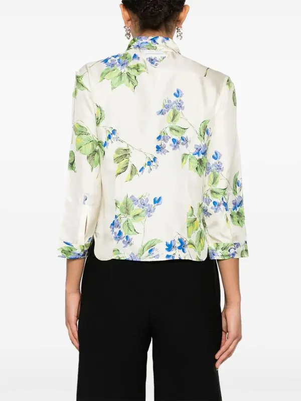 Prada Floral-print Shirt - Talco