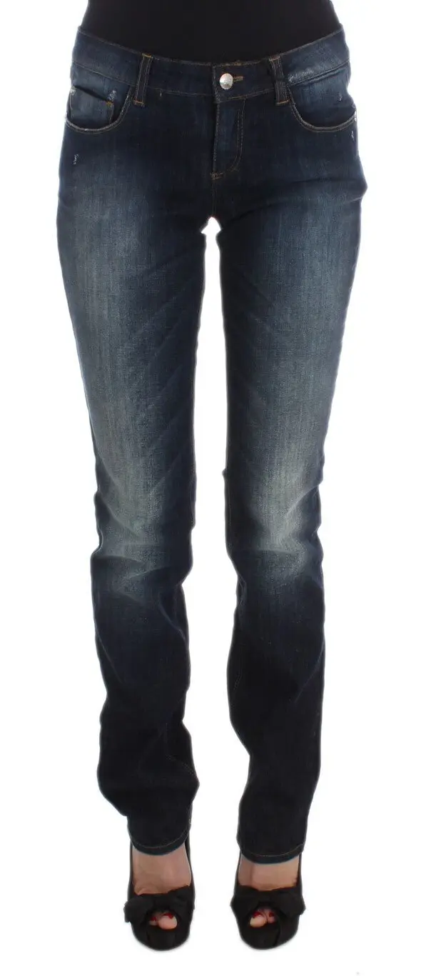 Costume National Slim Fit Bootcut Jeans