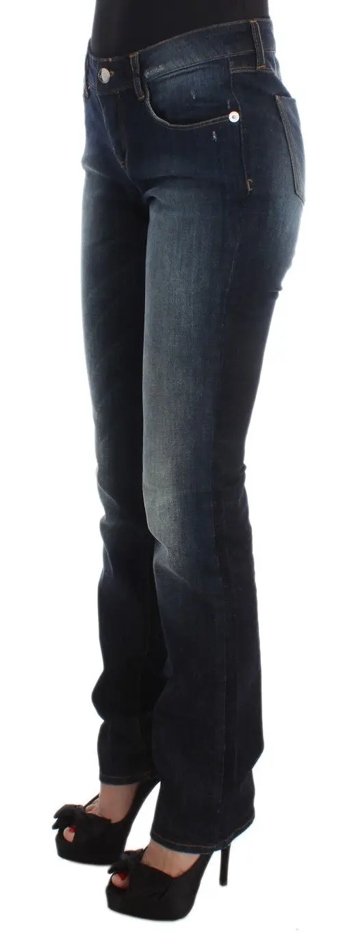 Costume National Slim Fit Bootcut Jeans