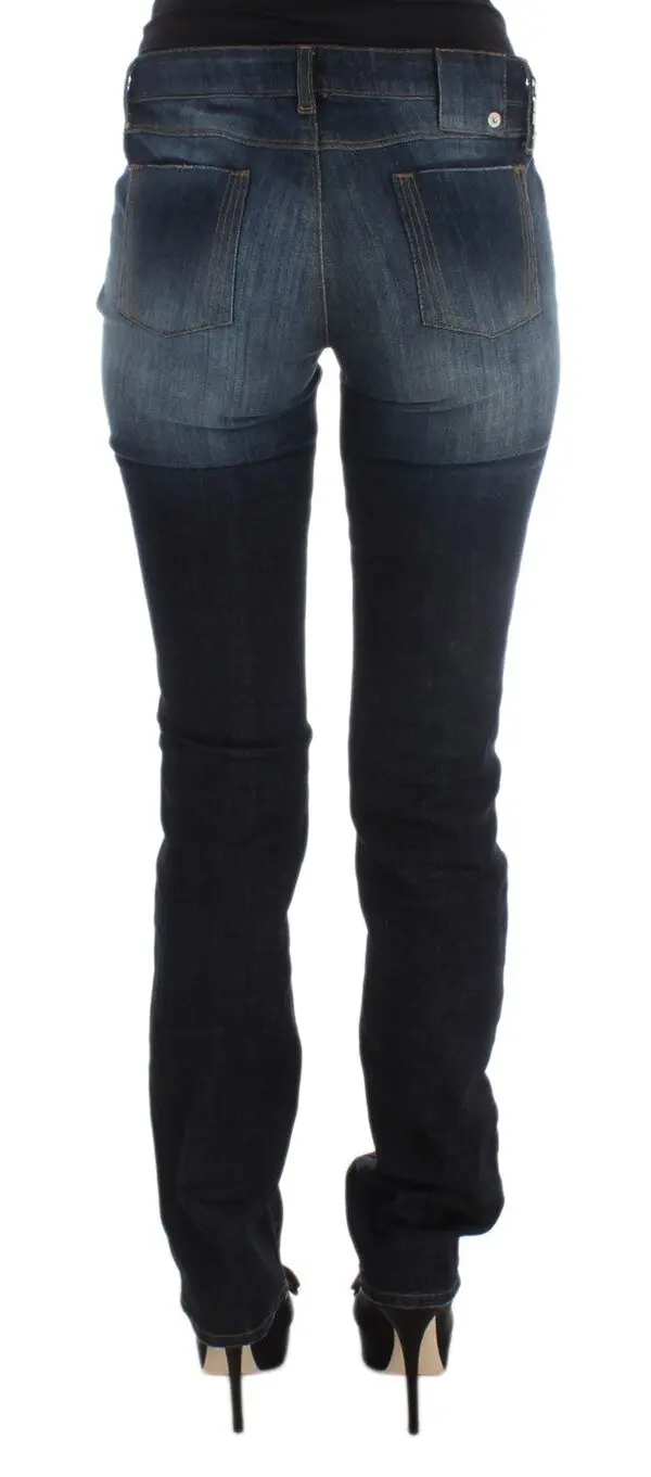 Costume National Slim Fit Bootcut Jeans
