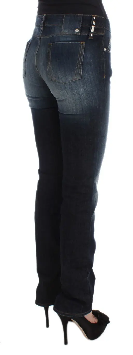 Costume National Slim Fit Bootcut Jeans