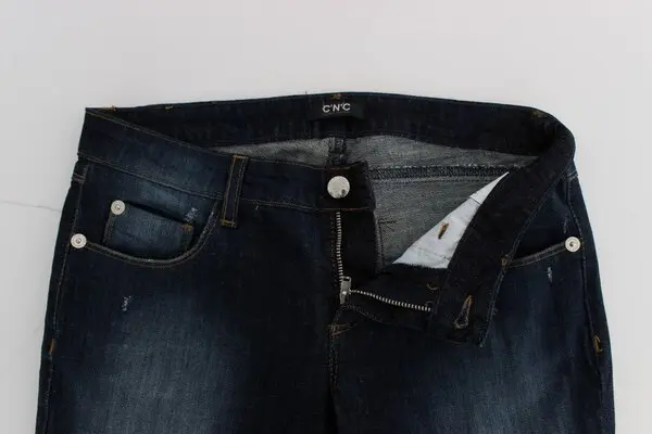 Costume National Slim Fit Bootcut Jeans