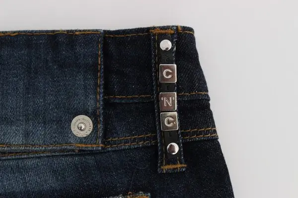Costume National Slim Fit Bootcut Jeans