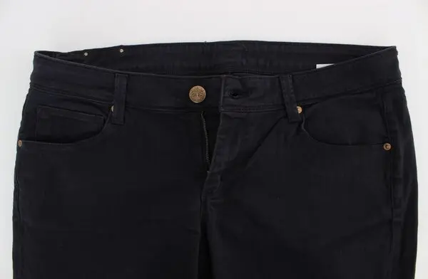 Ermanno Scervino Cotton Blend Casual Fit Trousers