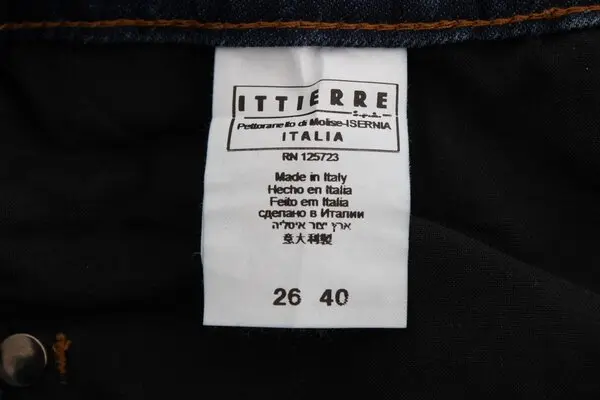 Costume National Cotton Blend Bootcut Jeans