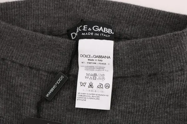 Dolce & Gabbana 100% Cashmere Ribbed Tights