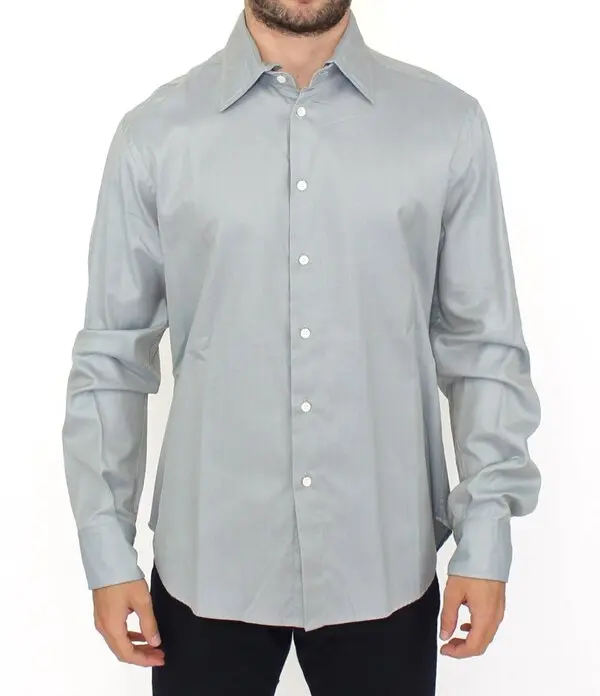 Ermanno Scervino Cotton Long Sleeve Casual Shirt Top