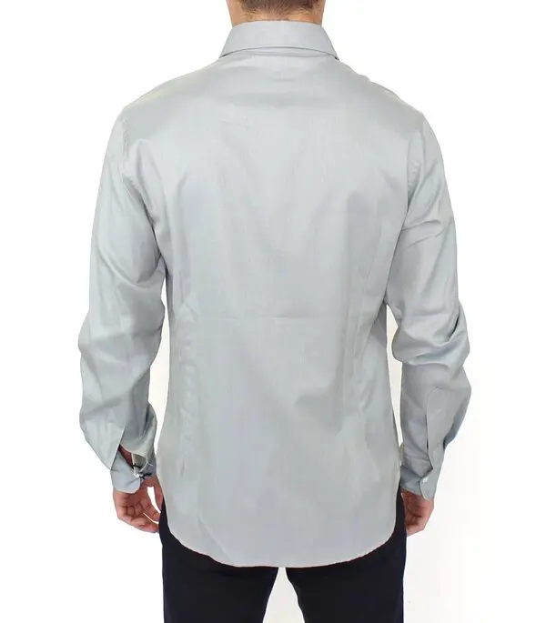 Ermanno Scervino Cotton Long Sleeve Casual Shirt Top