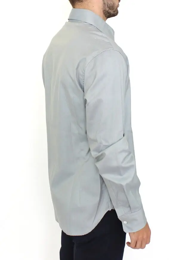 Ermanno Scervino Cotton Long Sleeve Casual Shirt Top