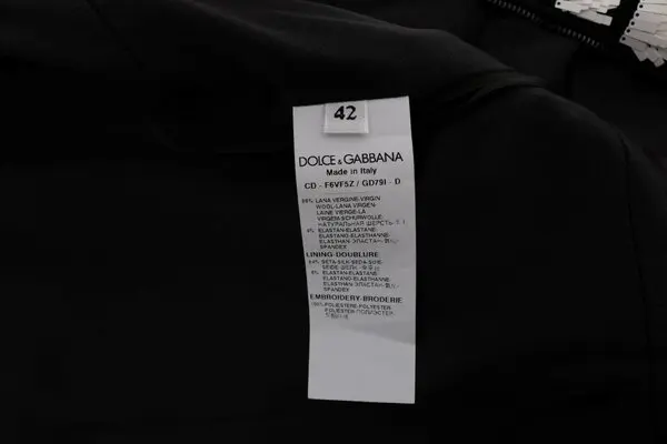 Dolce & Gabbana Striped Sequined Sheath Dress