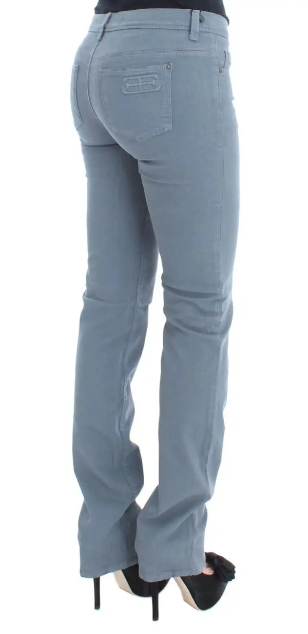 Ermanno Scervino Cotton-blend Bootcut Jeans - Blue