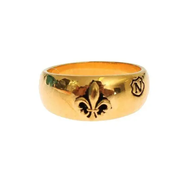 NIALAYA JEWELRY Gold Plated 925 Sterling Ring - Silver