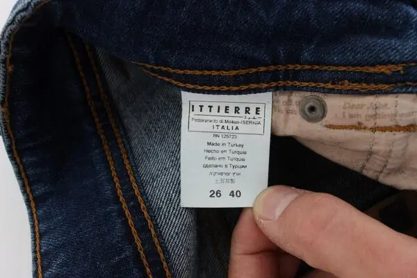 John Galliano Wash Cotton Blend Slim Fit Bootcut Jeans