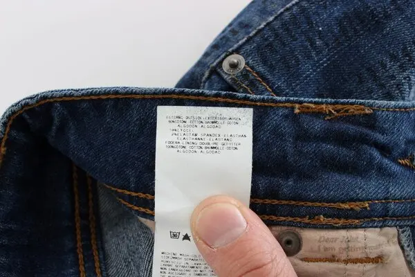 John Galliano Wash Cotton Blend Slim Fit Bootcut Jeans
