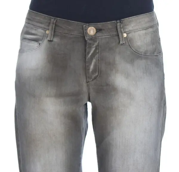 Ermanno Scervino Cotton Blend Loose Fit Boyfriend Jeans
