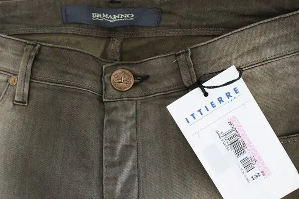 Ermanno Scervino Cotton Blend Loose Fit Boyfriend Jeans