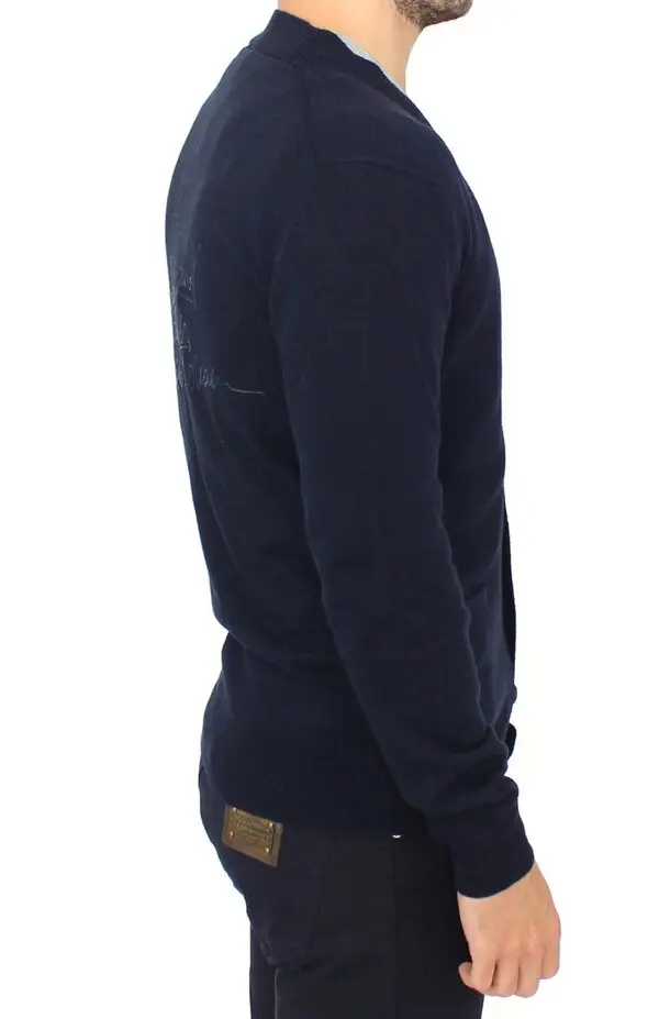 Ermanno Scervino Wool Cashmere Cardigan Sweater