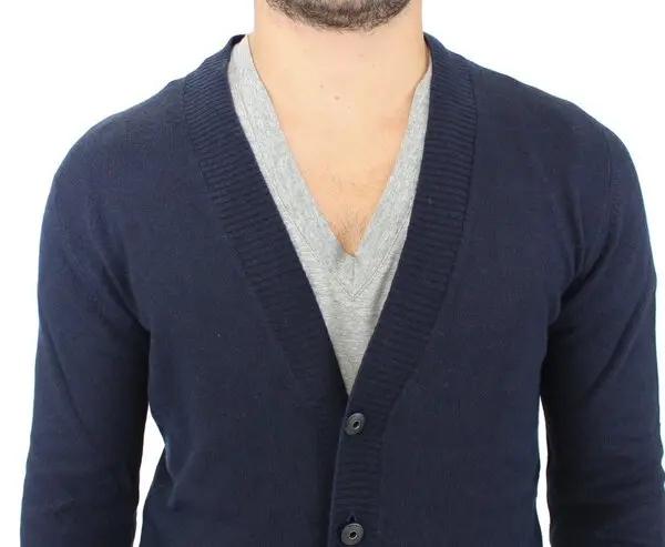 Ermanno Scervino Wool Cashmere Cardigan Sweater