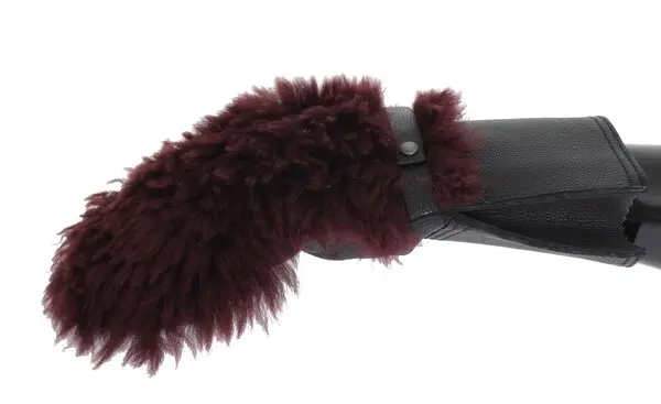 Dolce & Gabbana Leather Shearling Gloves
