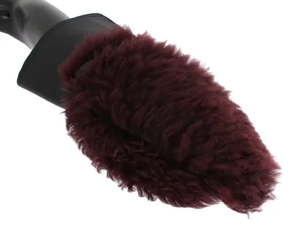 Dolce & Gabbana Leather Shearling Gloves