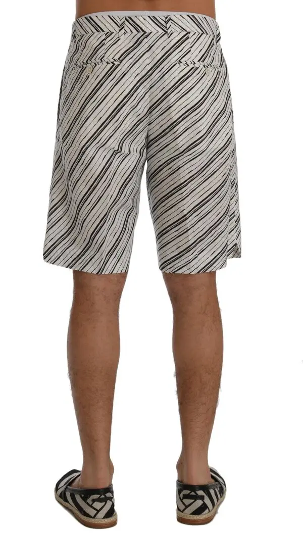 Dolce & Gabbana Striped Casual Shorts