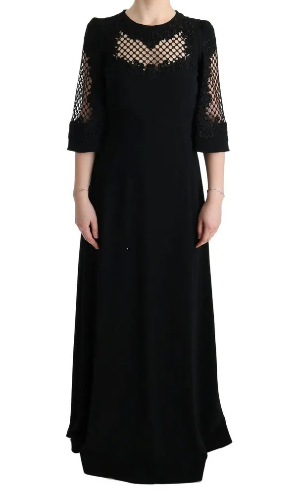 Dolce & Gabbana Stretch Shift Maxi Dress