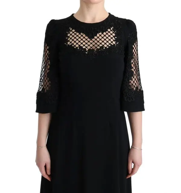 Dolce & Gabbana Stretch Shift Maxi Dress