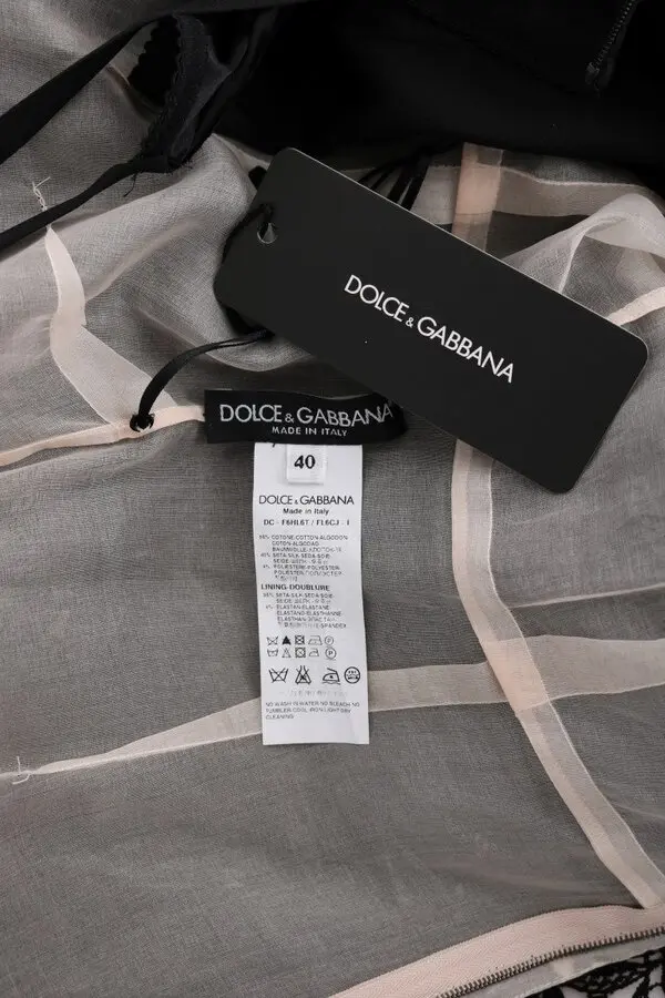 Dolce & Gabbana Cotton Silk Floral Maxi Dress
