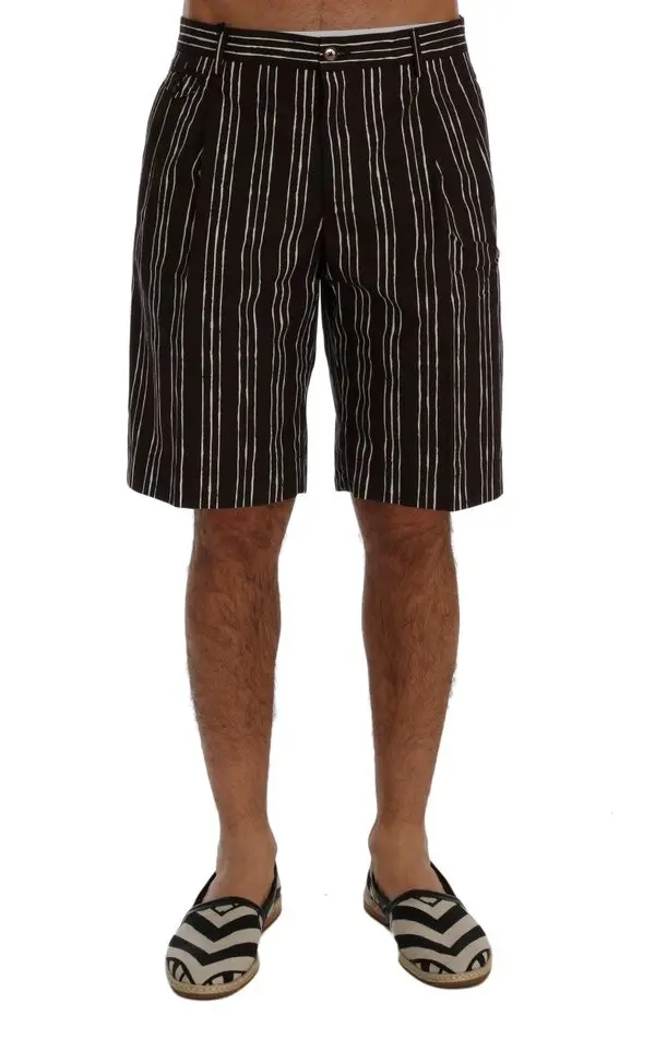 Dolce & Gabbana Striped Casual Shorts