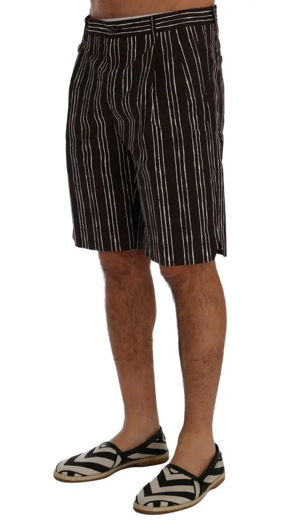 Dolce & Gabbana Striped Casual Shorts