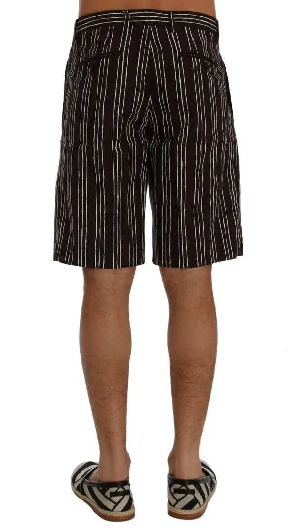 Dolce & Gabbana Striped Casual Shorts