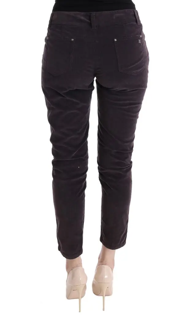 Ermanno Scervino Cotton Capri Cropped Trousers - Brown