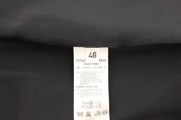Dolce & Gabbana Single-breasted Cotton-stretch Dress Vest - Blue
