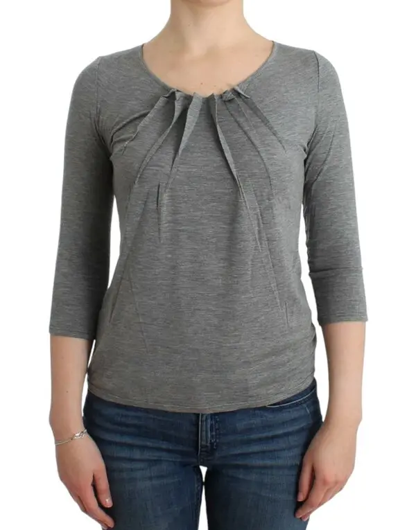 Roberto Cavalli 3/4 Sleeve Jumper Top