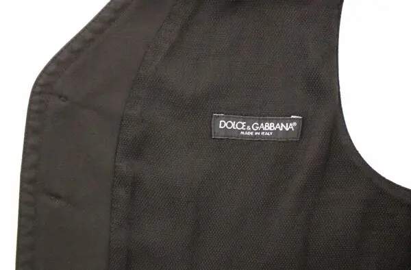 Dolce & Gabbana Cotton Viscose Vest - Black