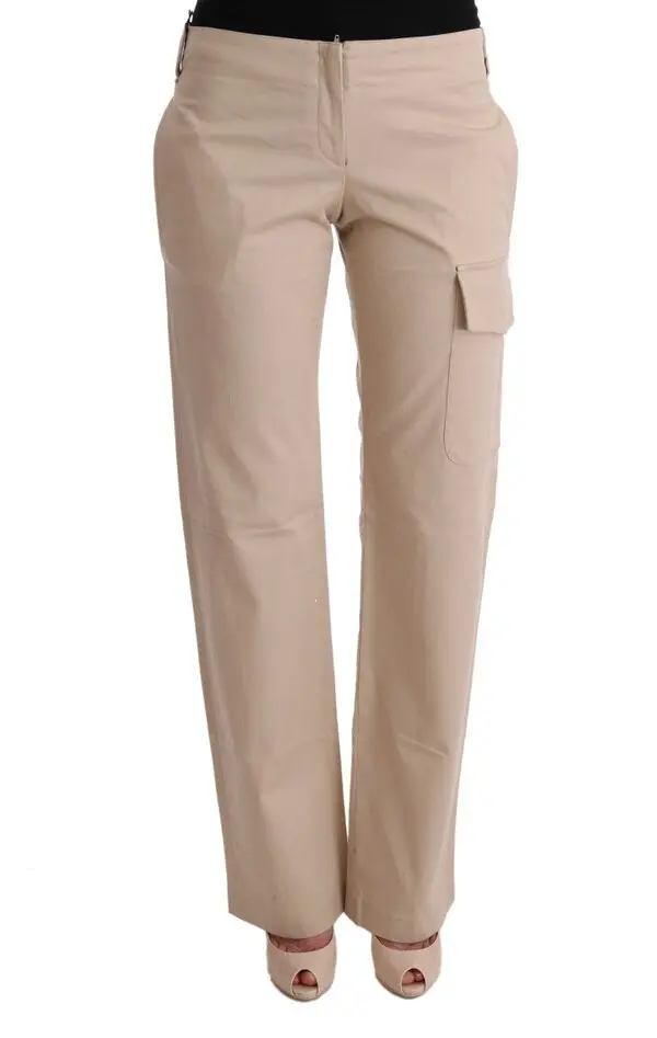 Ermanno Scervino Cotton Wool Regular Fit Trousers