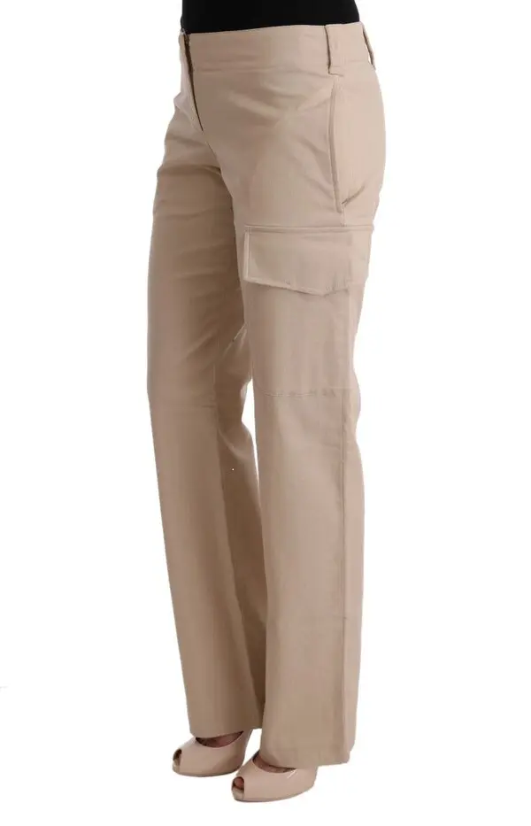 Ermanno Scervino Cotton Wool Regular Fit Trousers