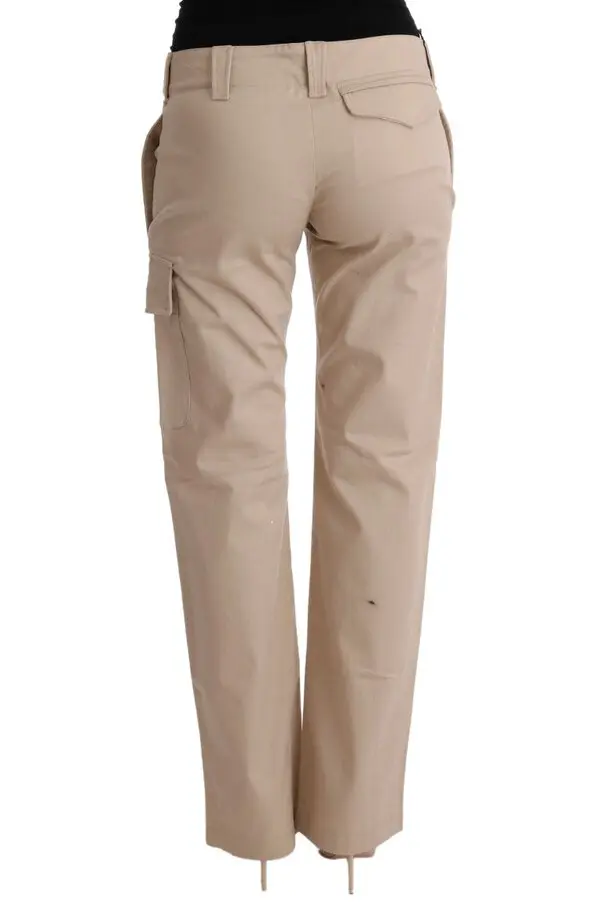 Ermanno Scervino Cotton Wool Regular Fit Trousers