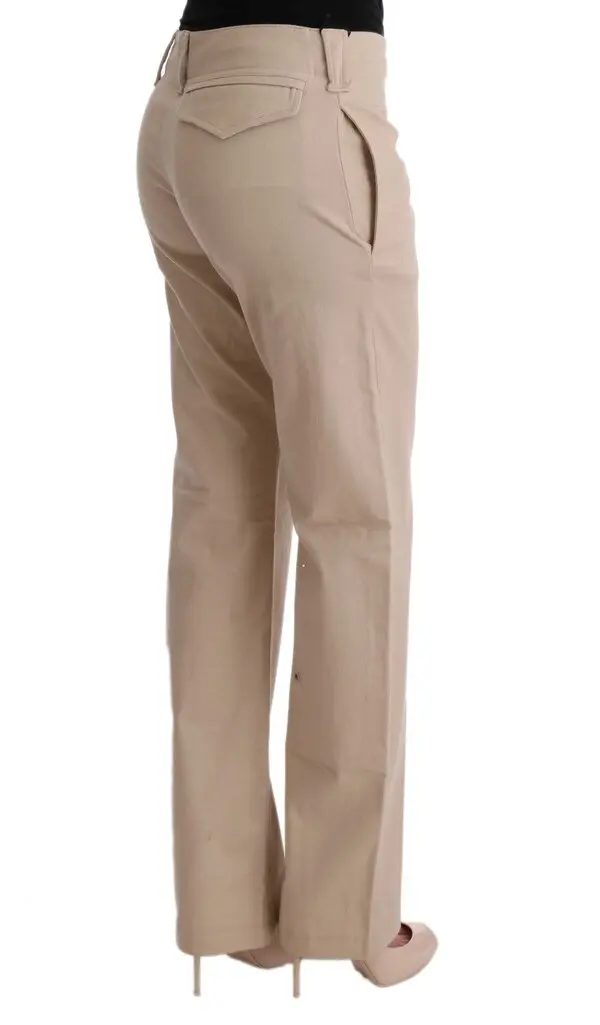 Ermanno Scervino Cotton Wool Regular Fit Trousers