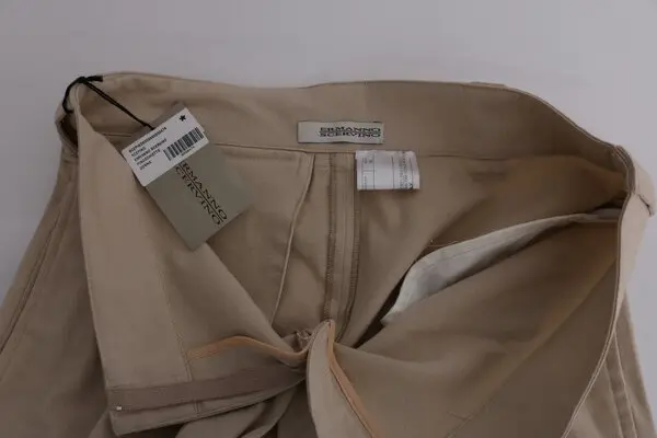 Ermanno Scervino Cotton Wool Regular Fit Trousers