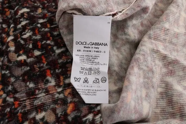 Dolce & Gabbana Printed Knit Top