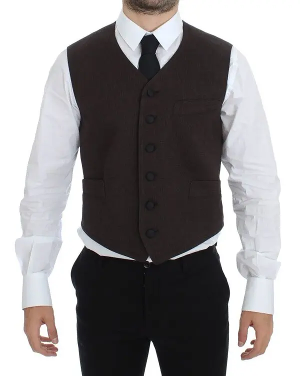 Dolce & Gabbana Dress Vest - Brown